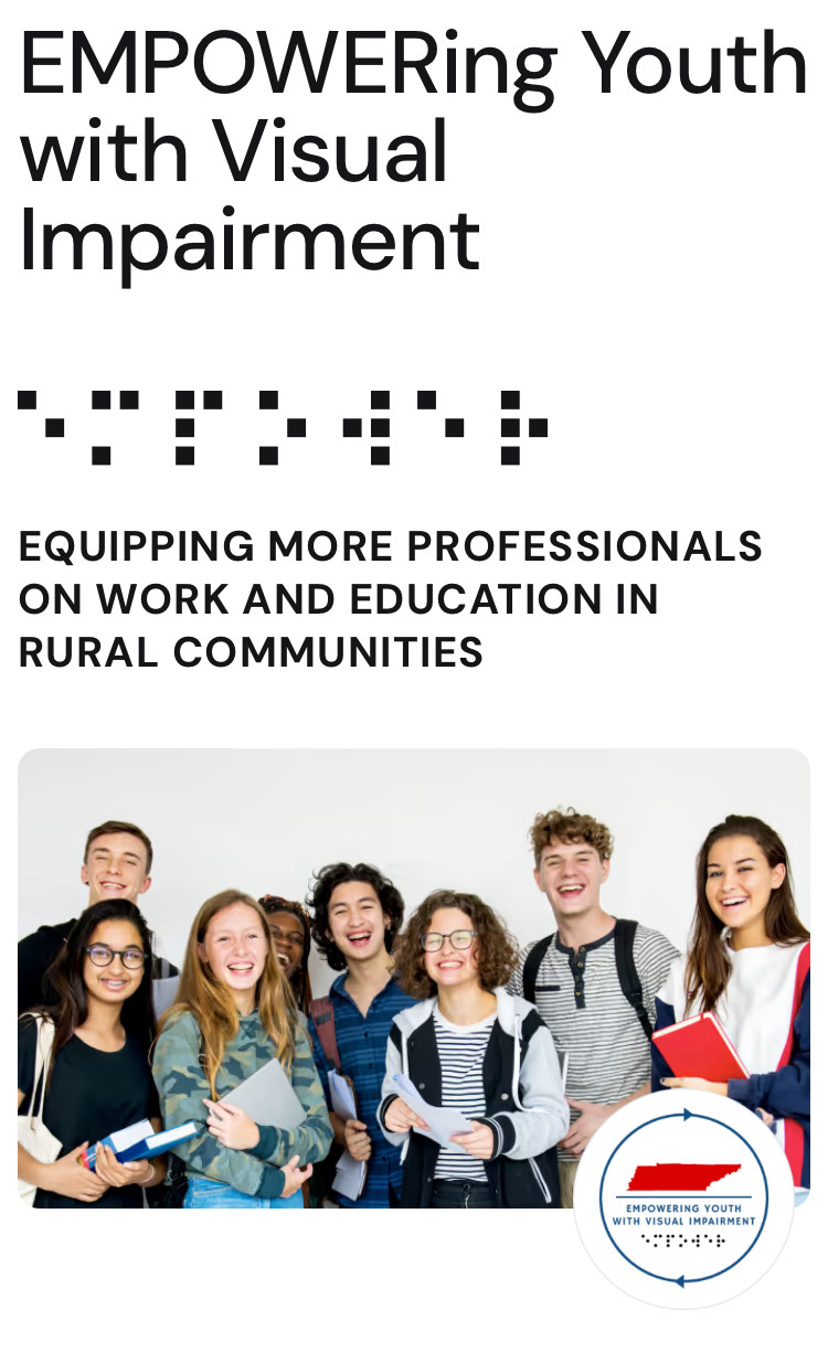 A Great Resource for Transition-Age Youth with Visual Impairments – Navigating Blindness